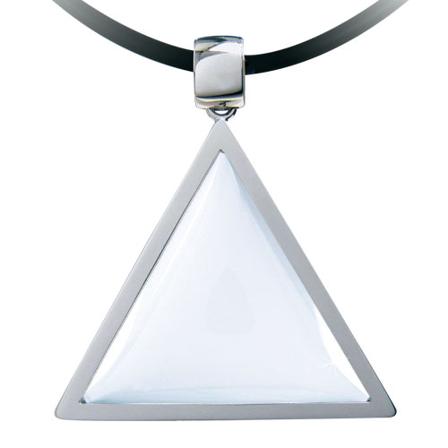 Himalayan Crystal Tri Angle Pendant
